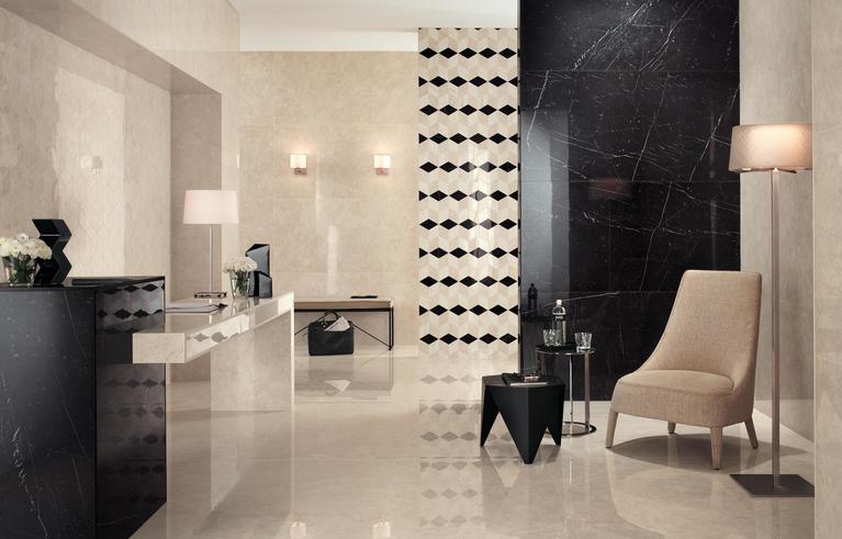 beige marble effect tile