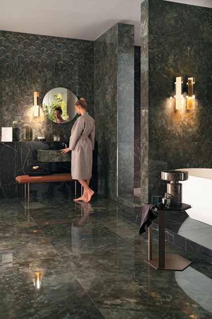 The timeless appeal of marble-look bathroom wall tiles | Atlas Concorde