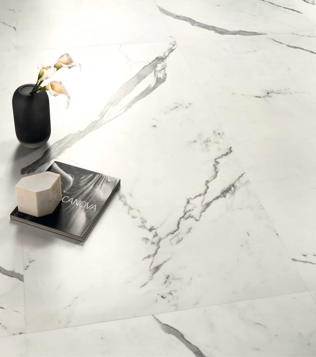 Marble-effect ceramic surfaces for interior design – Atlas Concorde